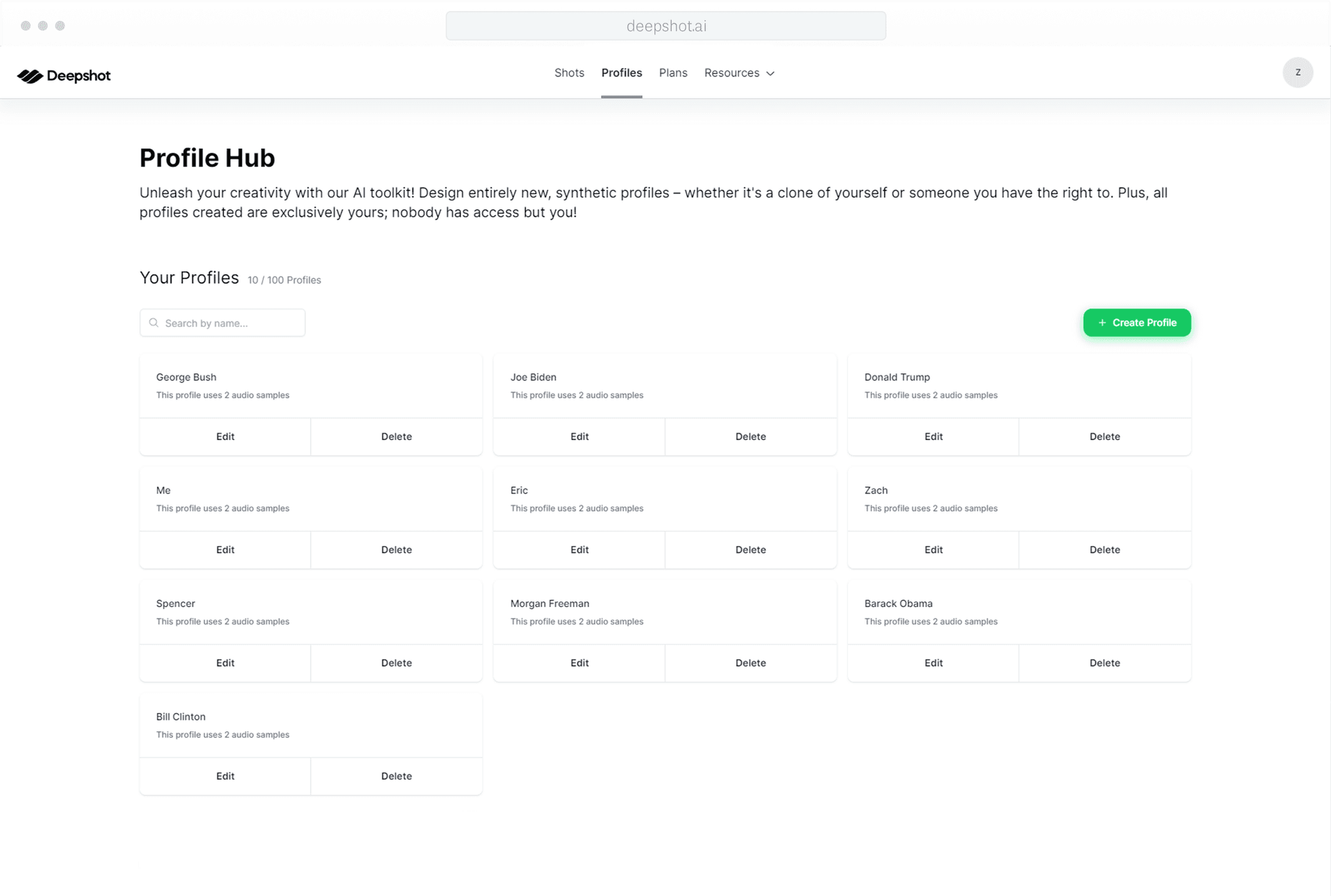 Deepshot - Dialouge generation made simple